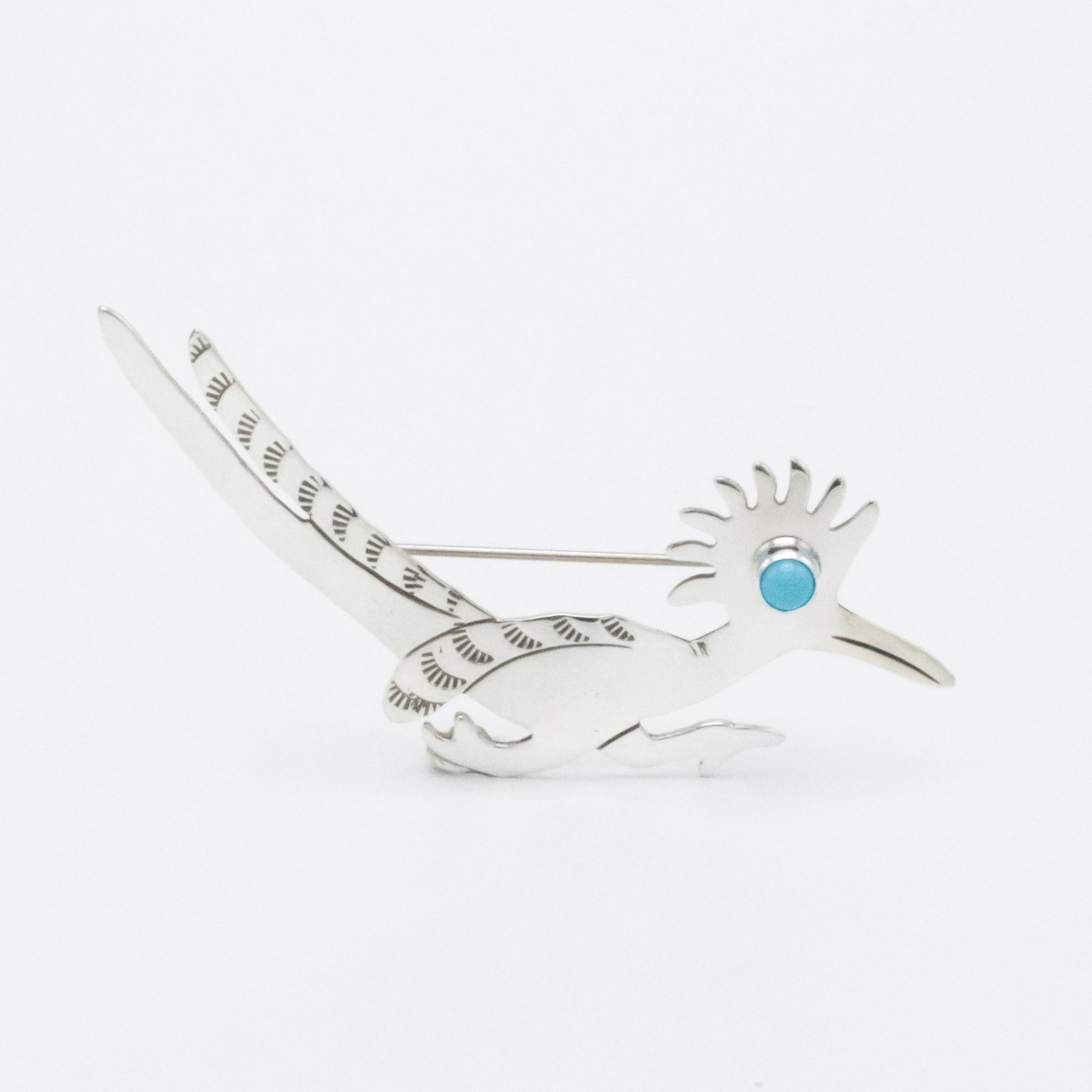 Road Runner Pin | Silver Sun