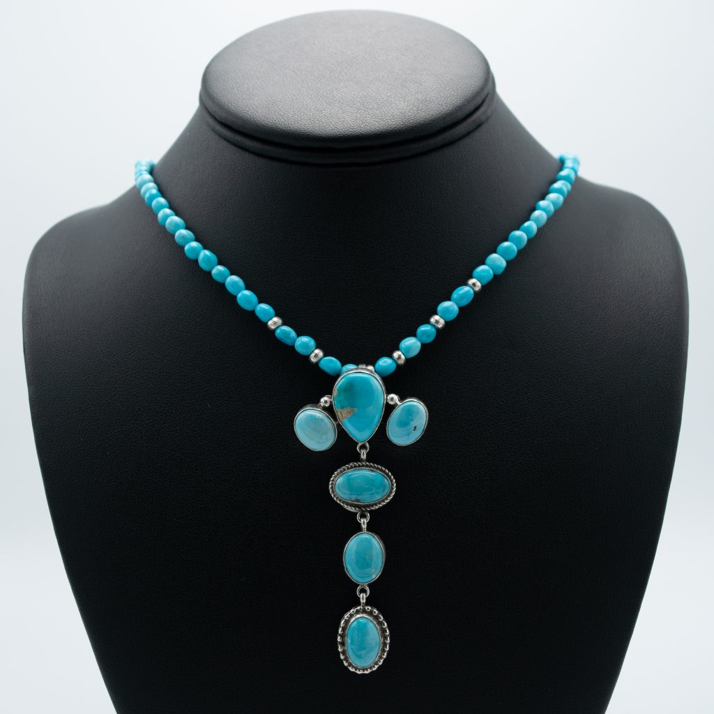Sleeping Beauty & Blue Ridge Necklace | Silver Sun