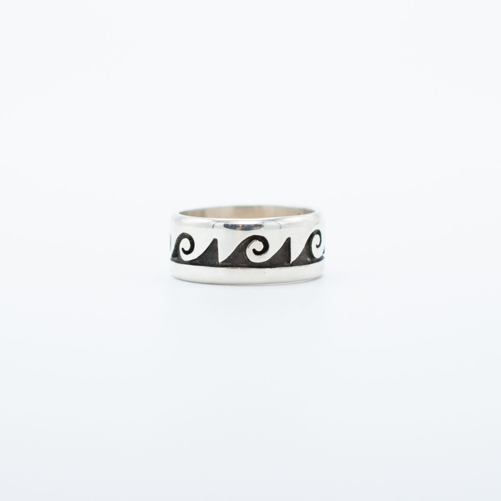 Hopi Overlay Ring | Silver Sun