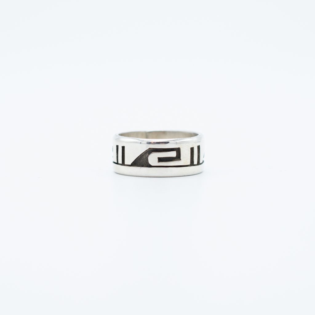 Hopi Overlay Ring | Silver Sun