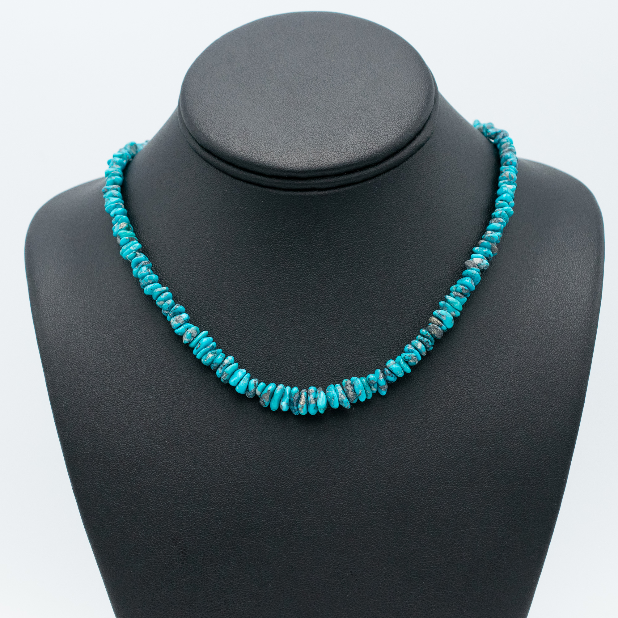 Campitos Turquoise Bead Necklace | Silver Sun